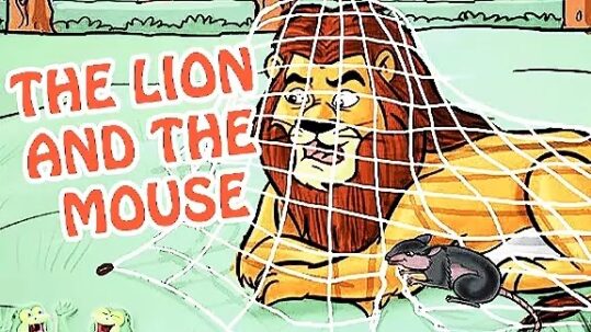 My Edu Waves | The Lion and The Mouse Story with Moral for kids
